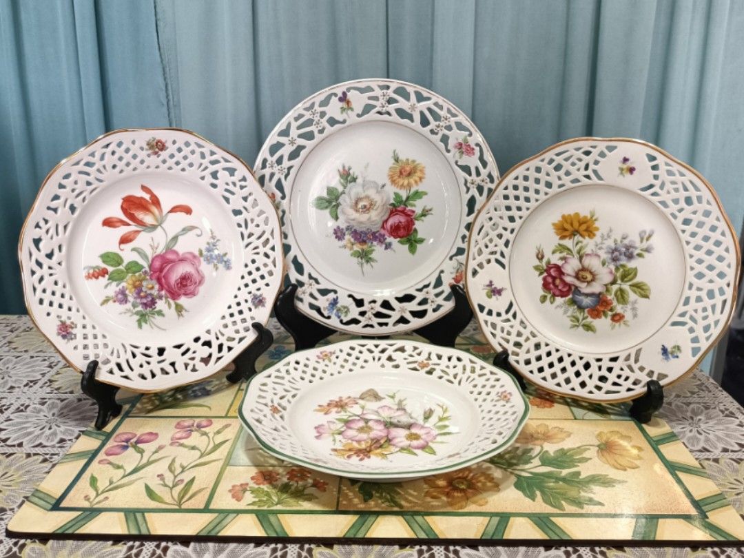 Reticulated Decor Plates, Furniture & Home Living, Home Decor, Wall ...