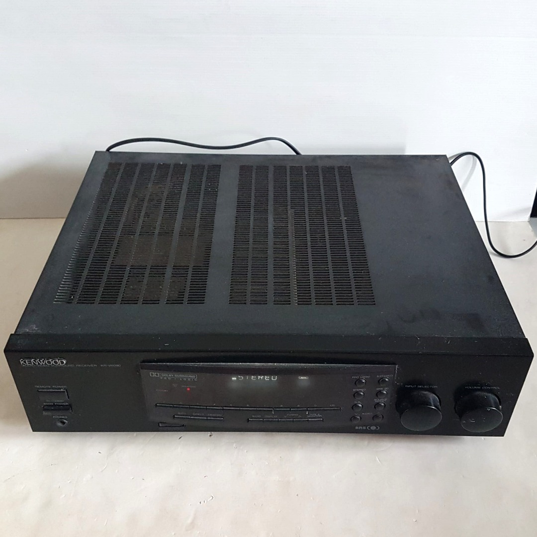 Retro KENWOOD Audio Video Surround Receiver, Sleek Design, Model KR ...