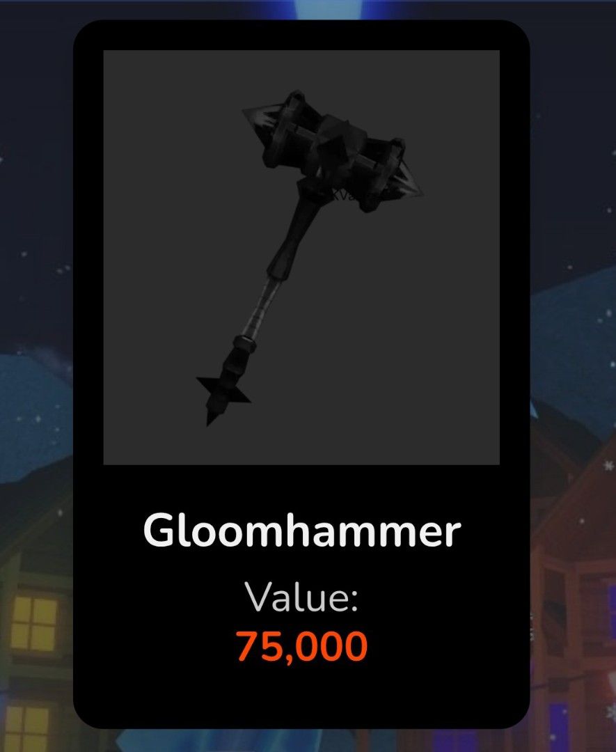 (rm 5) STK gloomhammer roblox, Video Gaming, Gaming Accessories, In ...