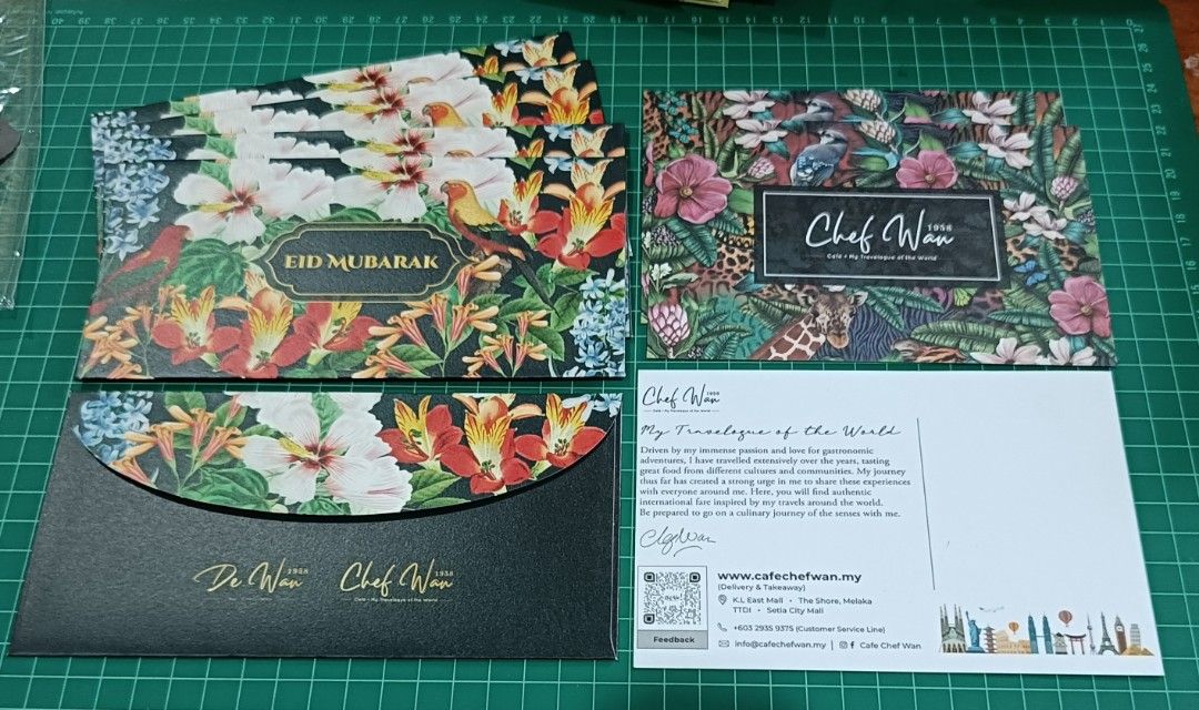 Sampul raya chef wan & poskad, Hobbies & Toys, Collectibles ...