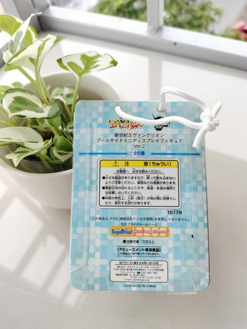 SEGA_ Neon Genesis Evangelion Poolside mini display figure Ver. 2 ...