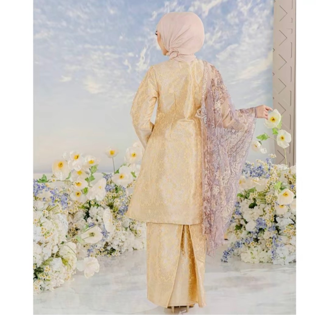 Songket raya 2025 collection by Azuredzua, Women's Fashion, Muslimah ...