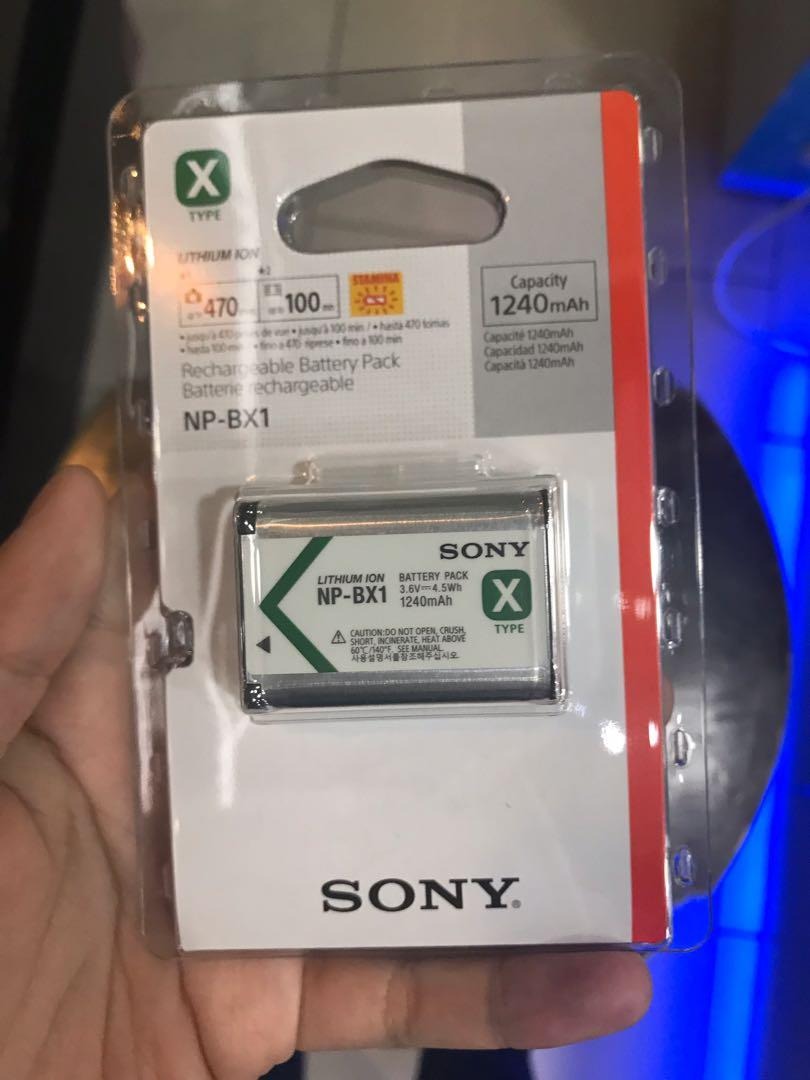 sony battery NP-BX1, Photography, Photography Accessories, Batteries ...