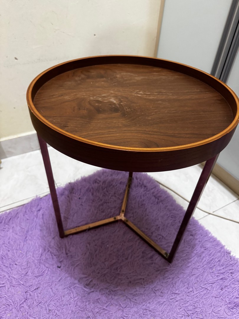 SSF Round Side Table, Furniture & Home Living, Furniture, Tables & Sets ...