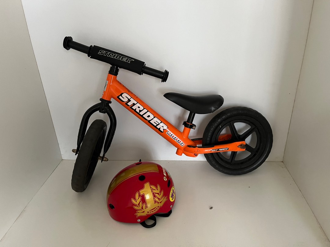 STRIDER push bike ( free kabuto helmet ), Sports Equipment, Bicycles ...