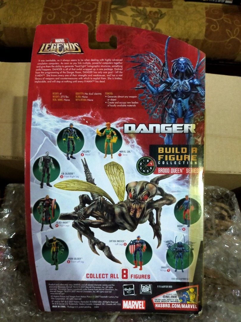 SUPER RARE HARD TO FIND Hasbro's Marvel Legends 2007 - Danger w/Brood ...
