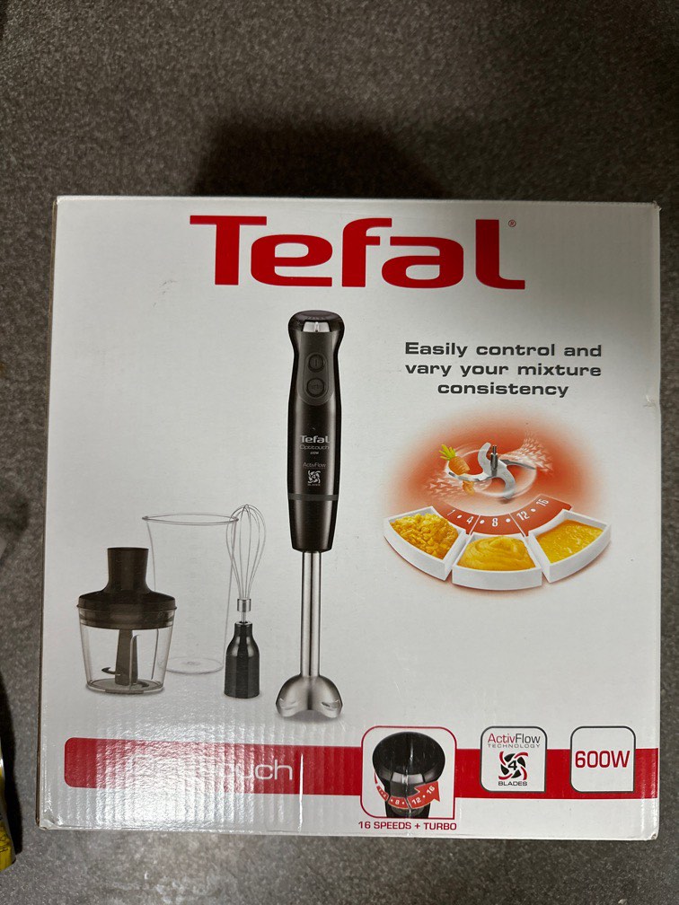 Tefal hand Blender Optitouch 16 speed (mixer, grinder, blender, whisk ...