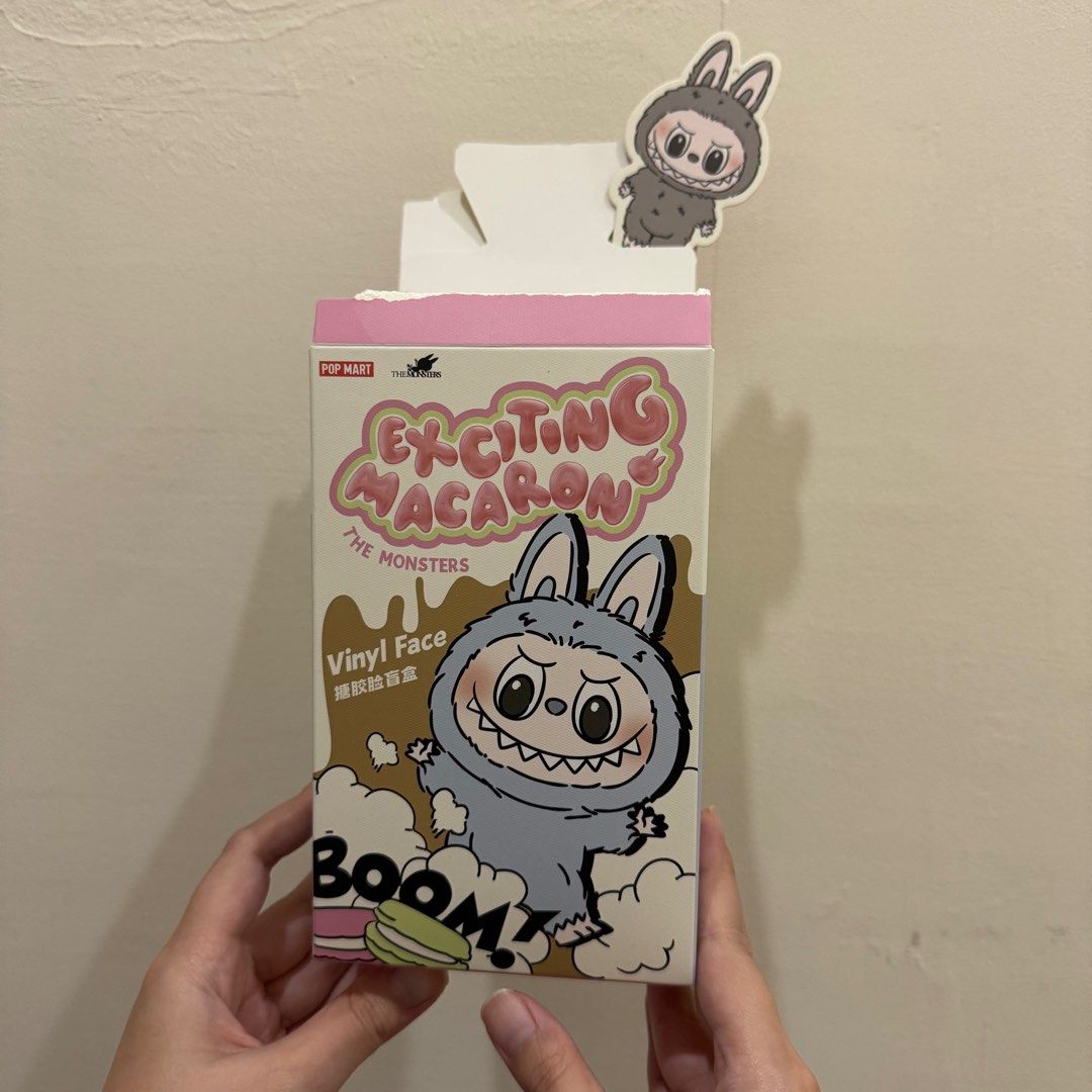 THE MONSTERS - Exciting Macaron Vinyl Face Blind Box (Labubu Sesame ...