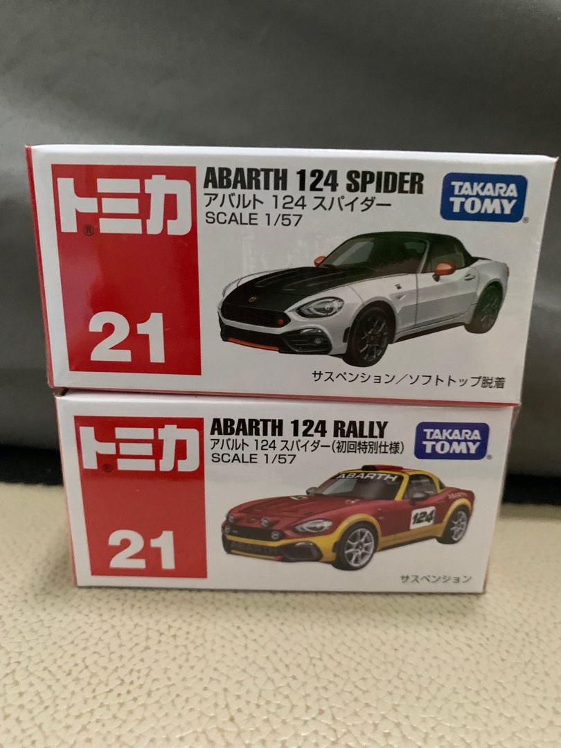 Tomica Abarth 124 Spider Rally, Hobbies & Toys, Toys & Games on Carousell
