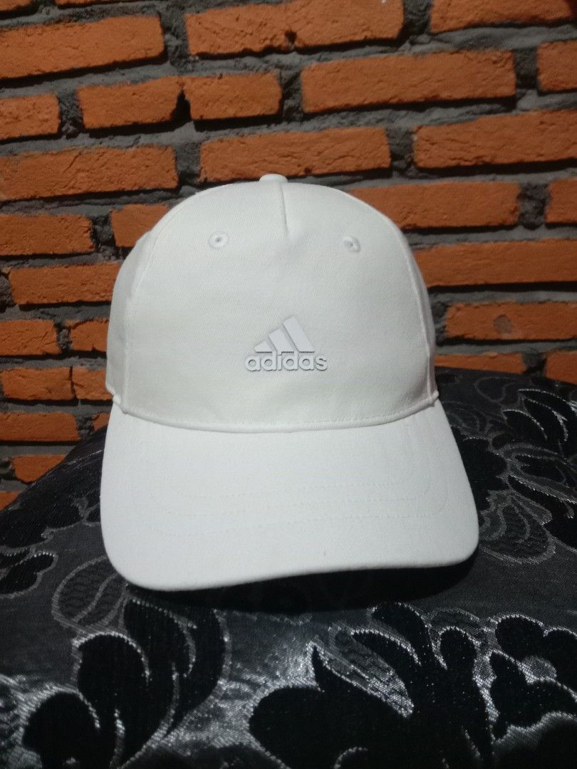 Topi Adidas Logo Balok Karet Second Original cap Model Baseball buat ...