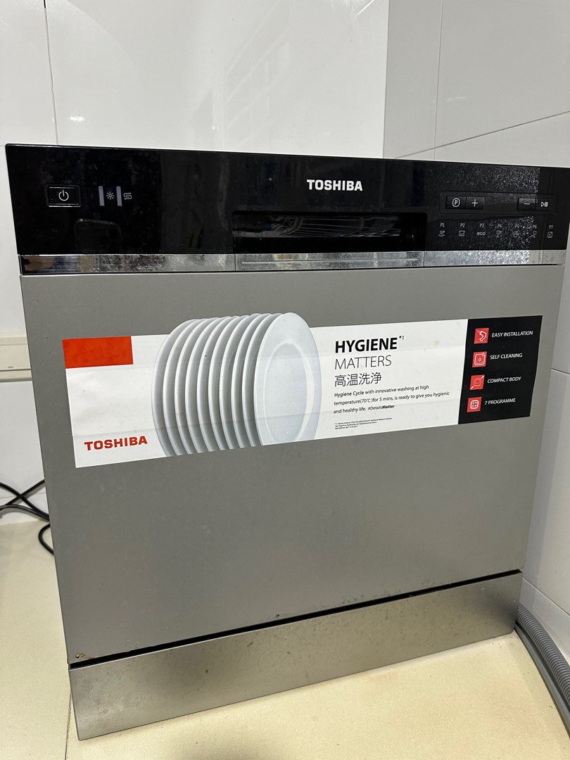 Toshiba Table Top Dishwasher, TV & Home Appliances, Kitchen Appliances ...