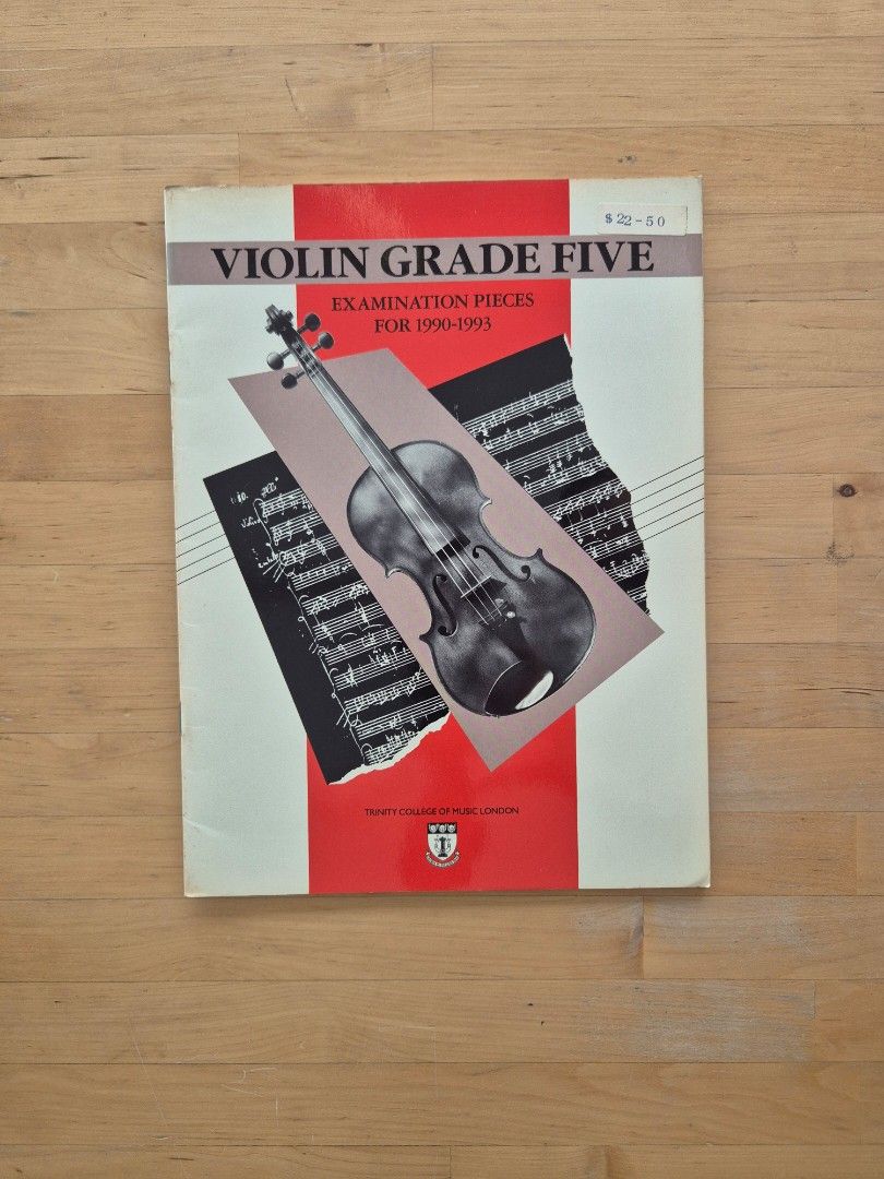 Trinity College Violin Grade 5 Exam Pieces 1990-93, Hobbies & Toys ...