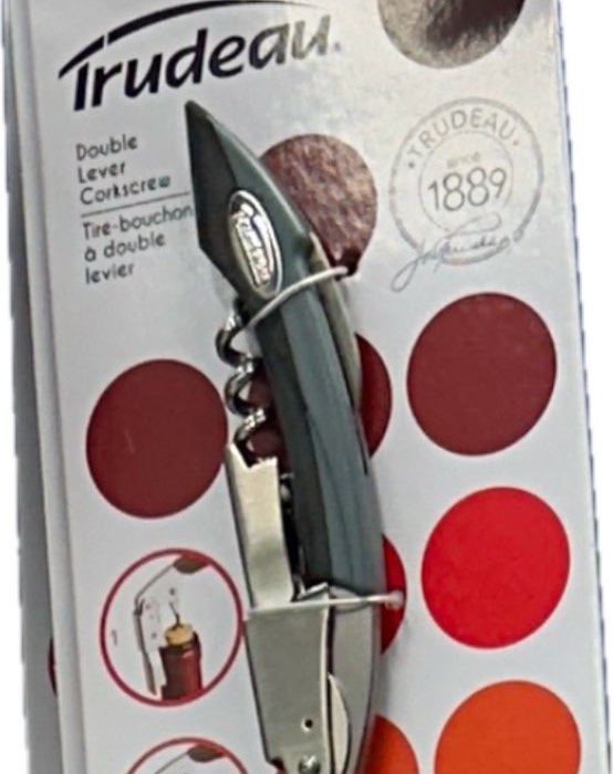 Trudeau Double Lever Corkscrew, Furniture & Home Living, Kitchenware ...