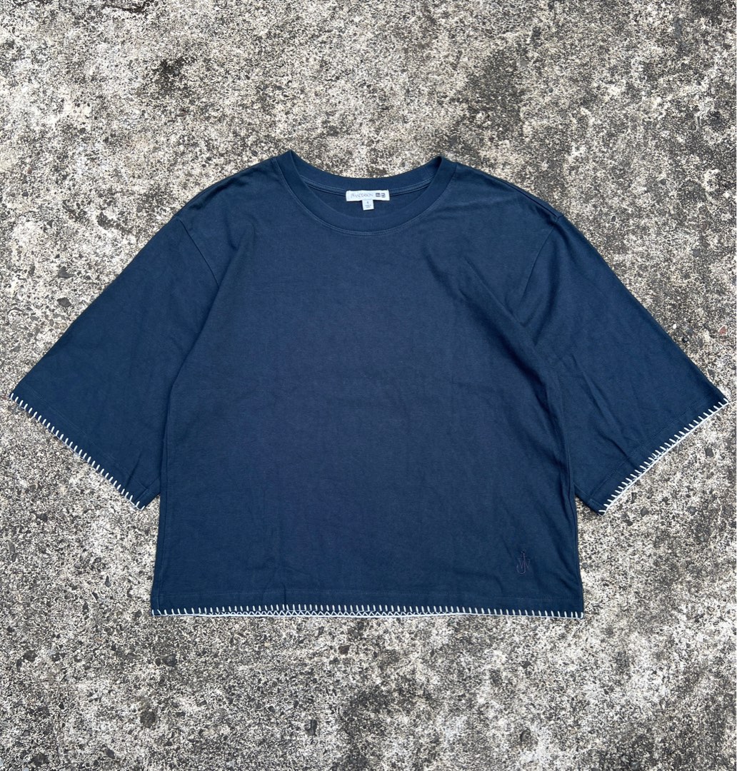 UNIQLO X J.W ANDERSON BLANK STITCH SHIRT, Women's Fashion, Tops, Shirts ...