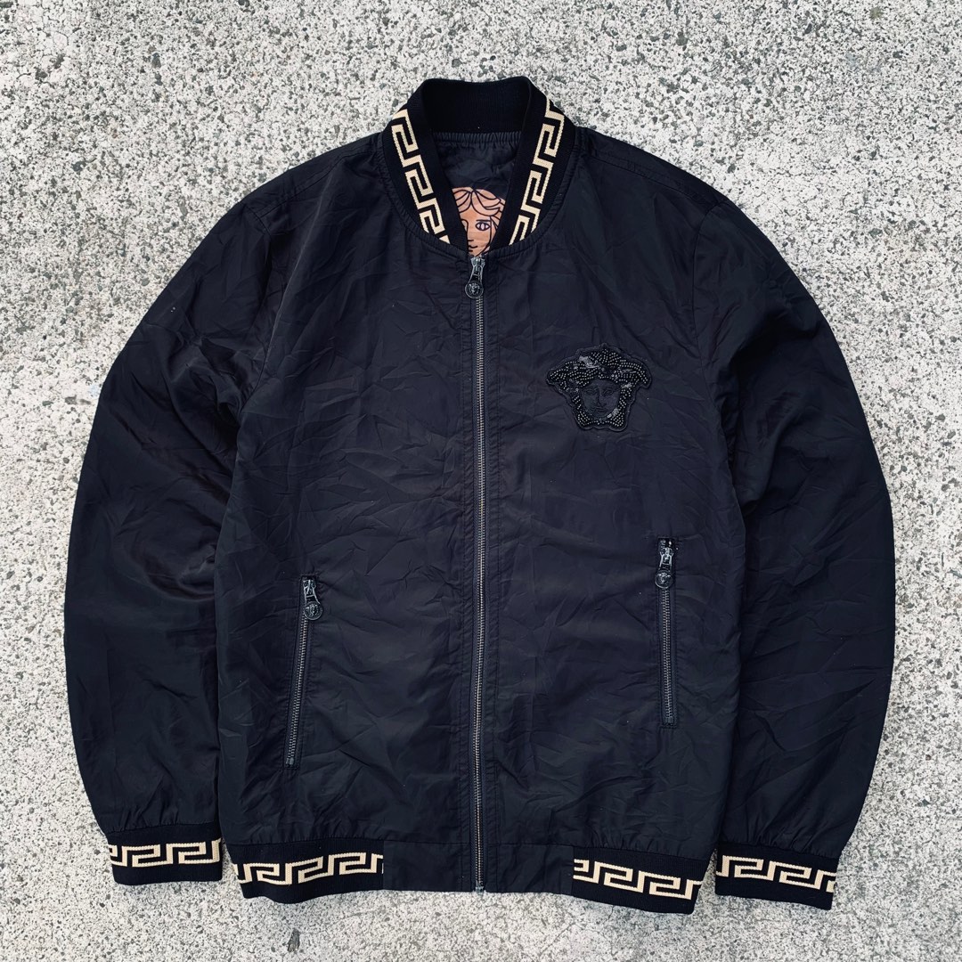 Versace bomber jacket!, Men's Fashion, Activewear on Carousell
