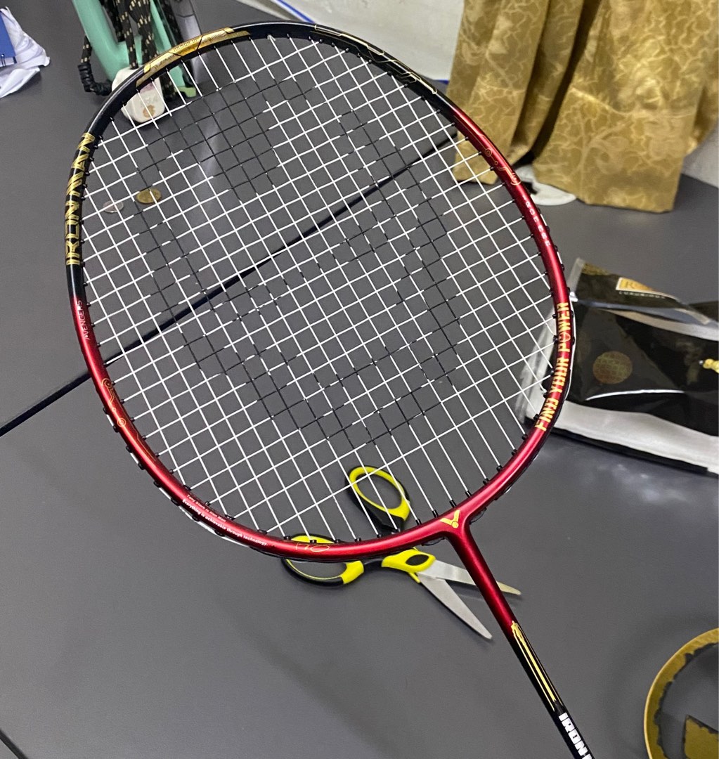 VICTOR x IRON MAN BADMINTON RACKET ONLY, Sports Equipment, Sports ...