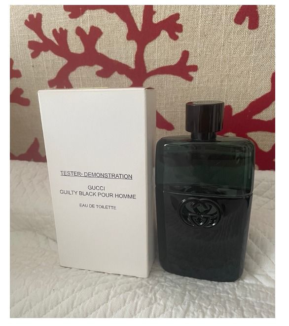 VINTAGE PERFUME TESTER: Gucci Guilty Black Pour Homme EDT 90 ml, Beauty ...