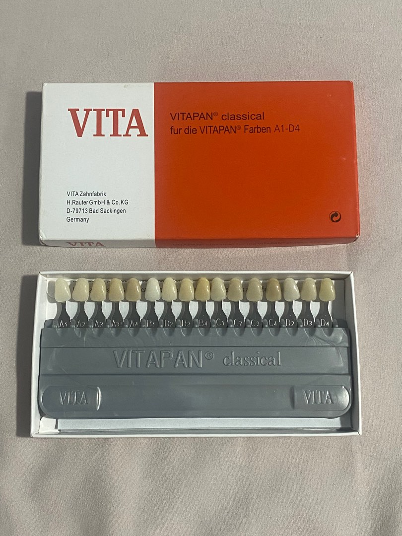 VITAPAN Shade Guide, Health & Nutrition, Medical Supplies & Tools on ...