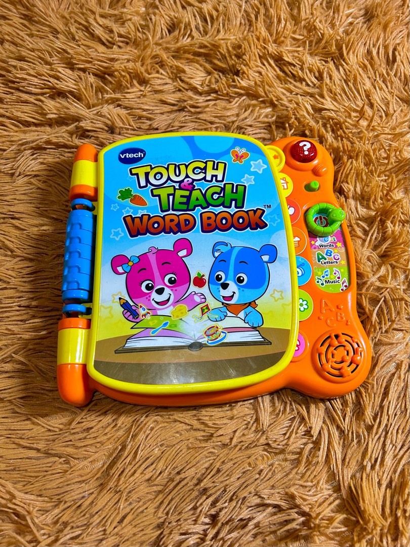 VTech Touch & Teach Word Book, Hobbies & Toys, Toys & Games on Carousell