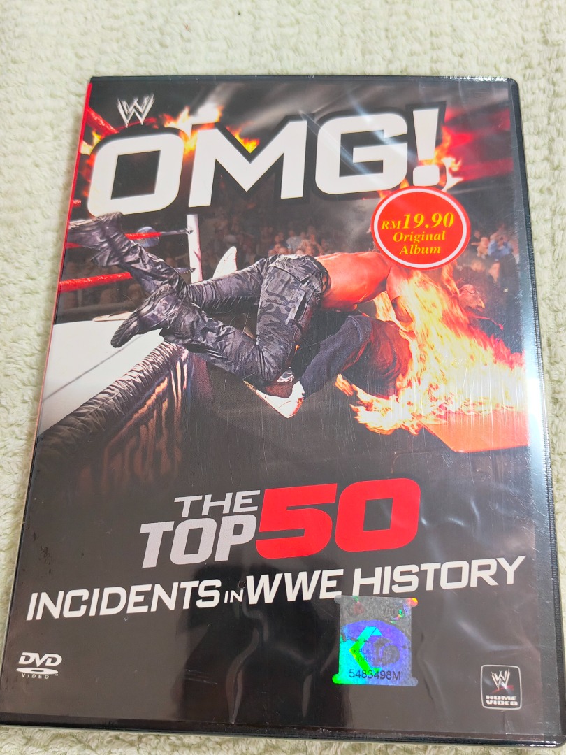 WWF WWE OMG! Top 50 Incidents In WWE History 3 Disc DVD, Hobbies & Toys, Music & Media, CDs ...