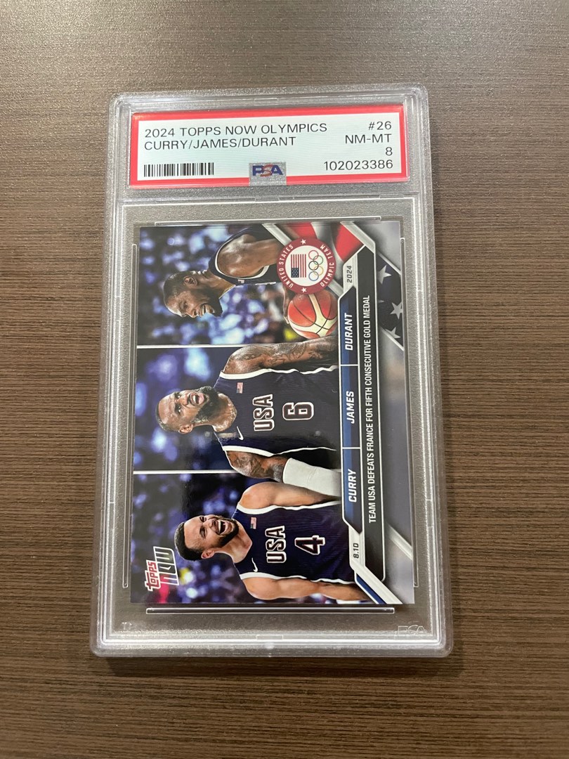 2024 Topps Now Olympics Basketball stephen curry lebron jame kevin ...