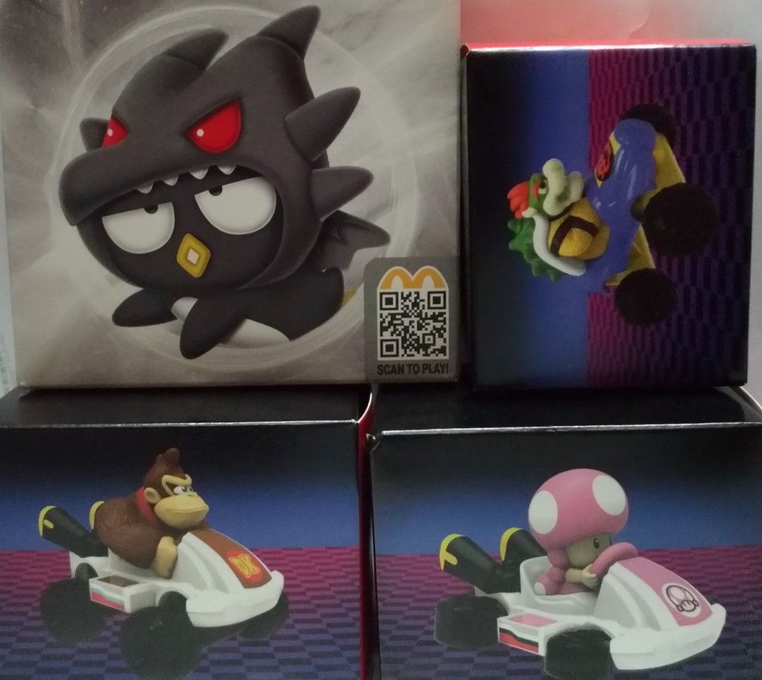 全新共4盒 3 8 9 森喜剛 donkey king 大金剛 咚奇剛 奇諾比珂 kinopio Toadette toad 蘑菇 庫巴 ...