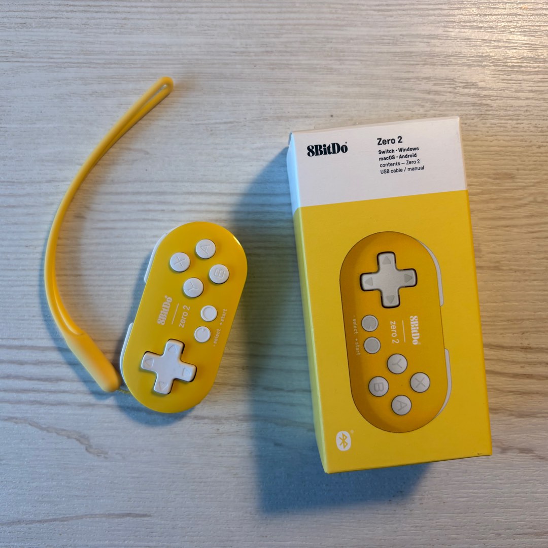 8bitdo Zero 2 Yellow, Video Gaming, Gaming Accessories, Controllers on ...