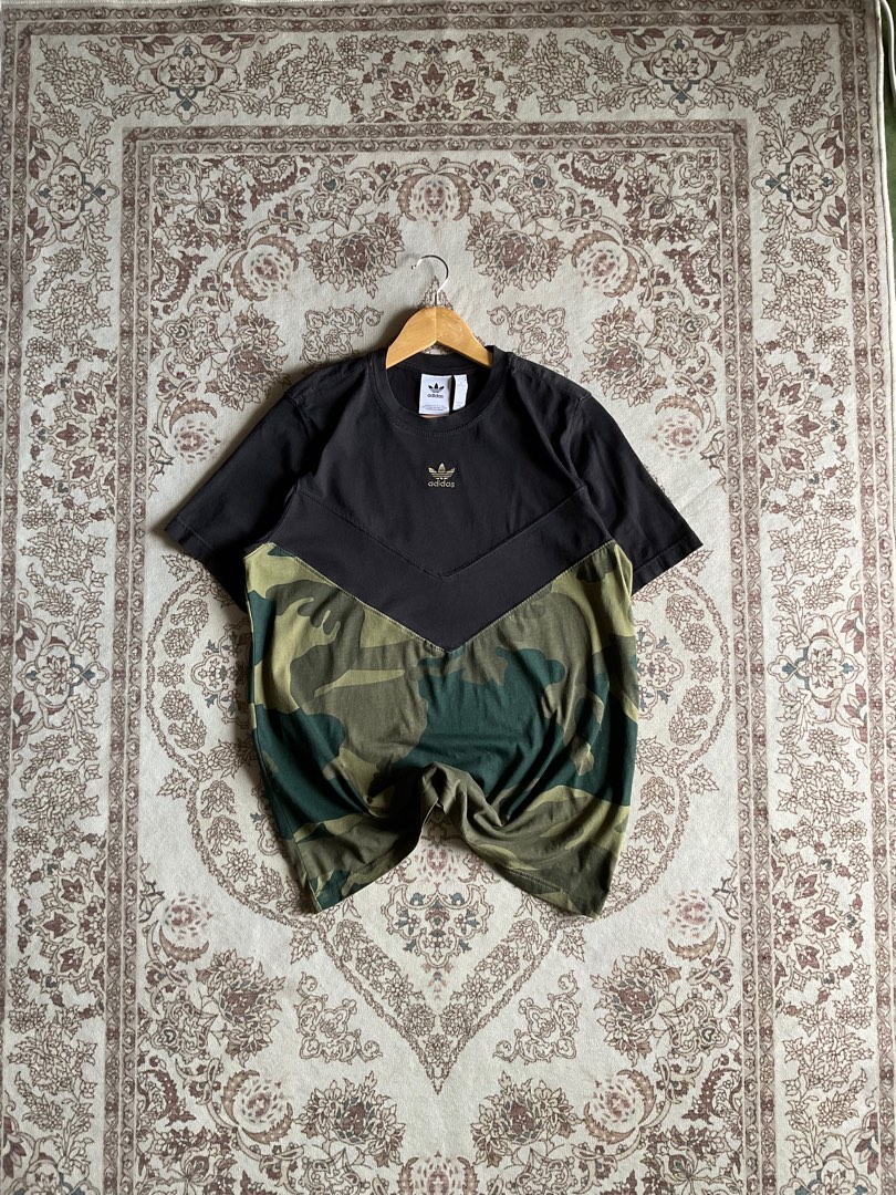 Adidas center camo, Men's Fashion, Activewear on Carousell