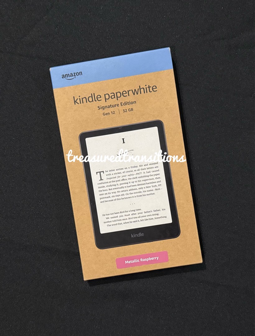 Amazon Kindle Paperwhite 6 SE Gen 12 32GB in Metallic Raspberry, Mobile ...