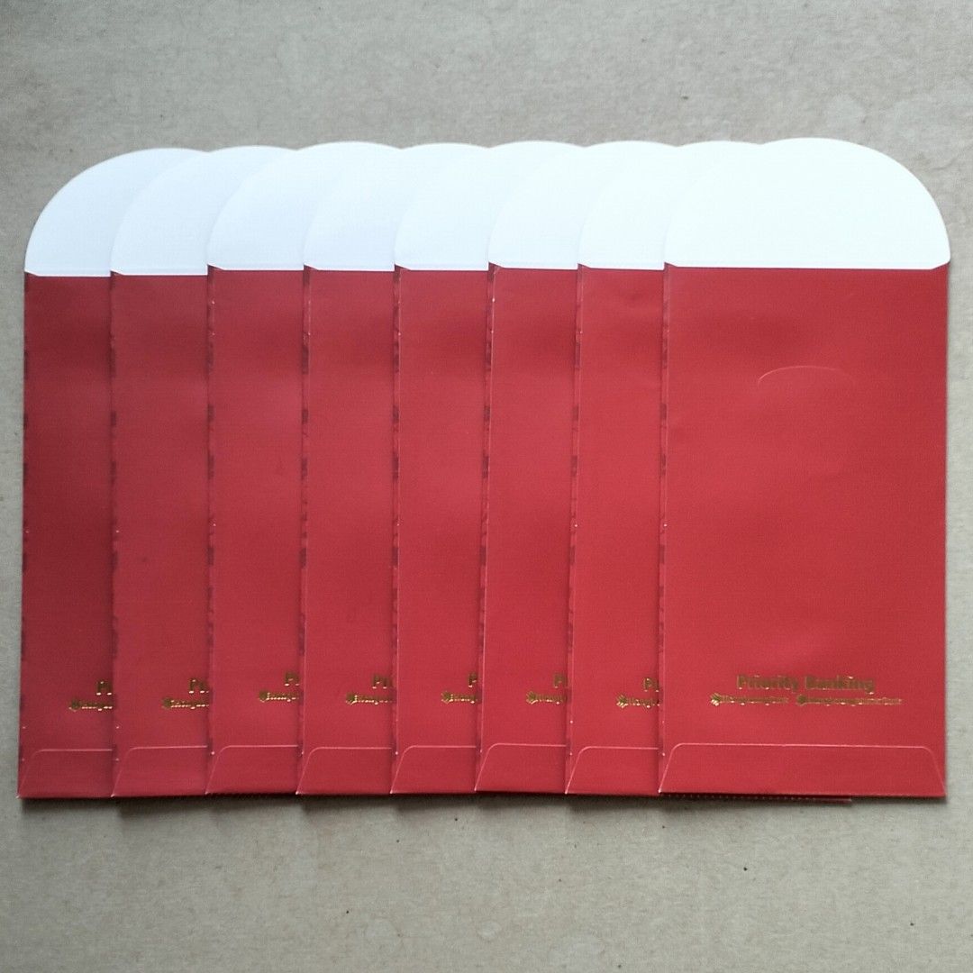 Ang pow Packets - 2025 Hong Leong Bank pack of 8 pcs, Hobbies & Toys ...