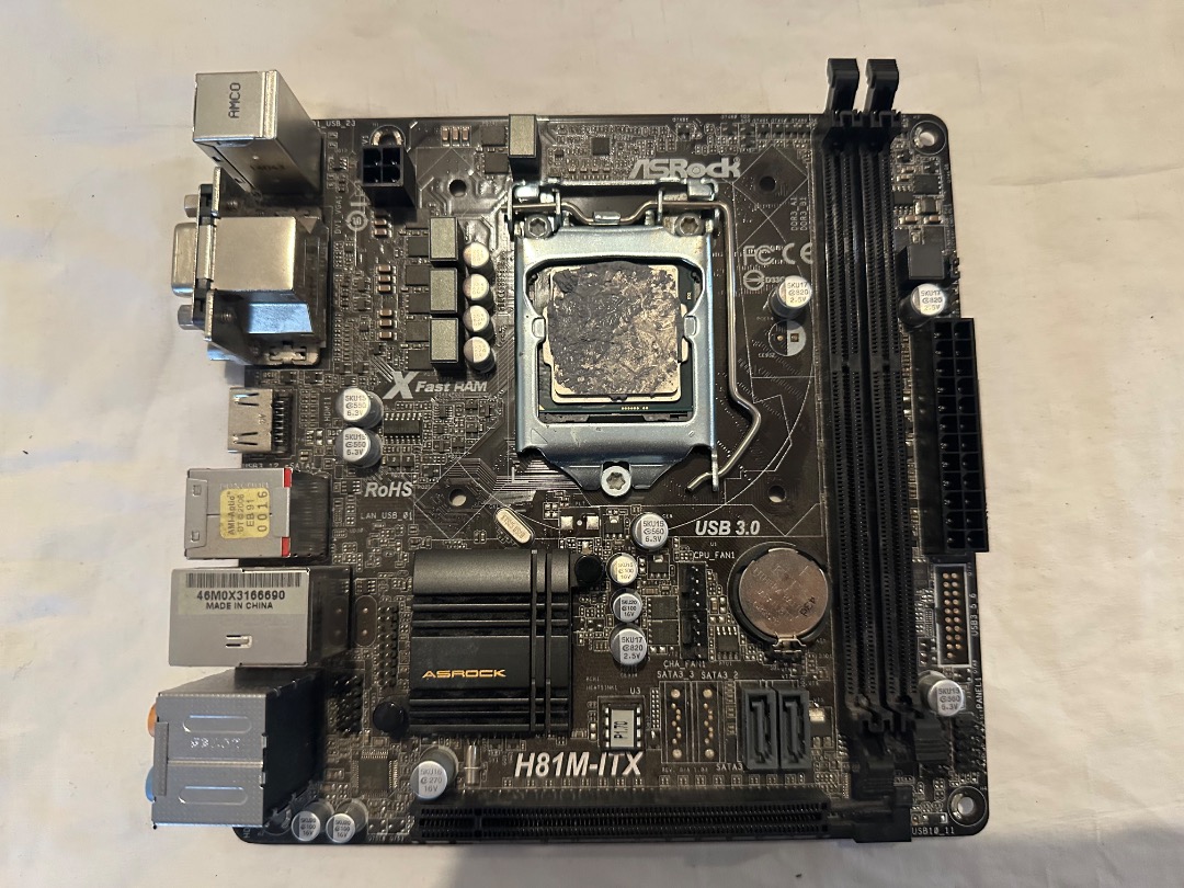 ASRock H81M-ITX Motherboard, Computers & Tech, Parts & Accessories, Computer Parts on Carousell