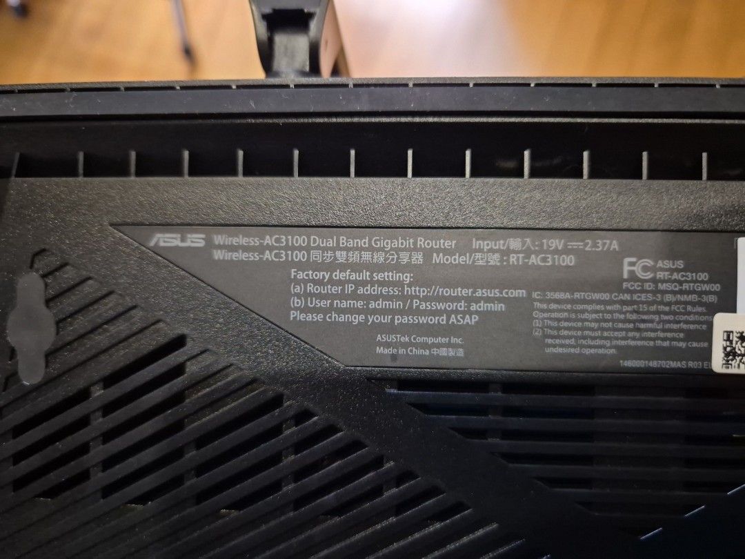 Asus RT-AC3100 Router (US plug), Computers & Tech, Parts & Accessories ...