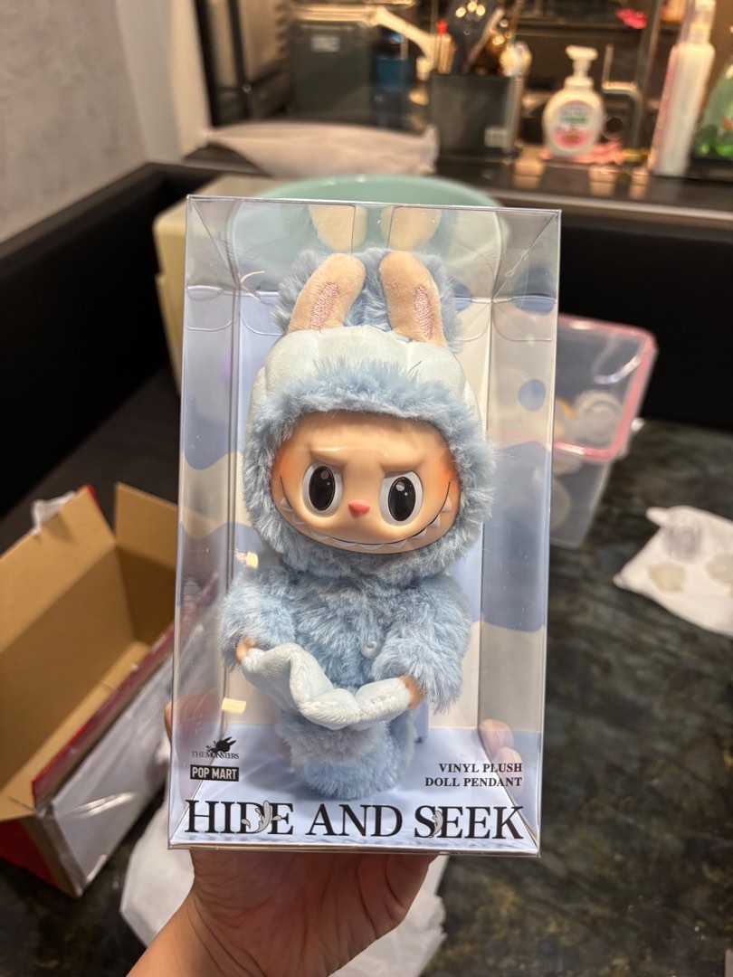 Authentic Merbubu (Labubu Hide and Seek Plush Pendant), Hobbies & Toys ...
