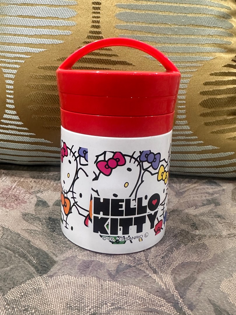 Authentic sanrio hello kitty delica pot 300ml, Furniture & Home Living ...