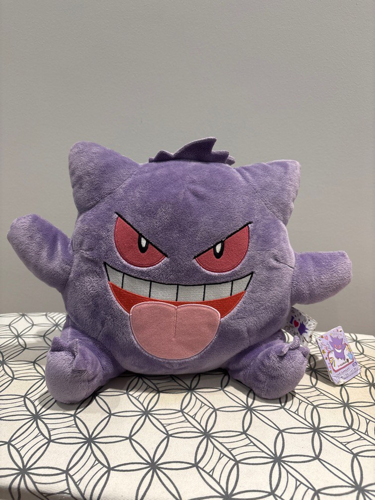 Banpresto Gengar Pokemon Plushie 25cm, Hobbies & Toys, Collectibles ...