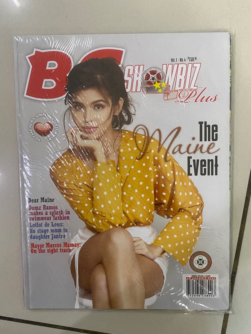 BG SHOWBIZ PLUS MAGAZINE PHILIPPINES VINTAGE - Featuring Maine Mendoza ...