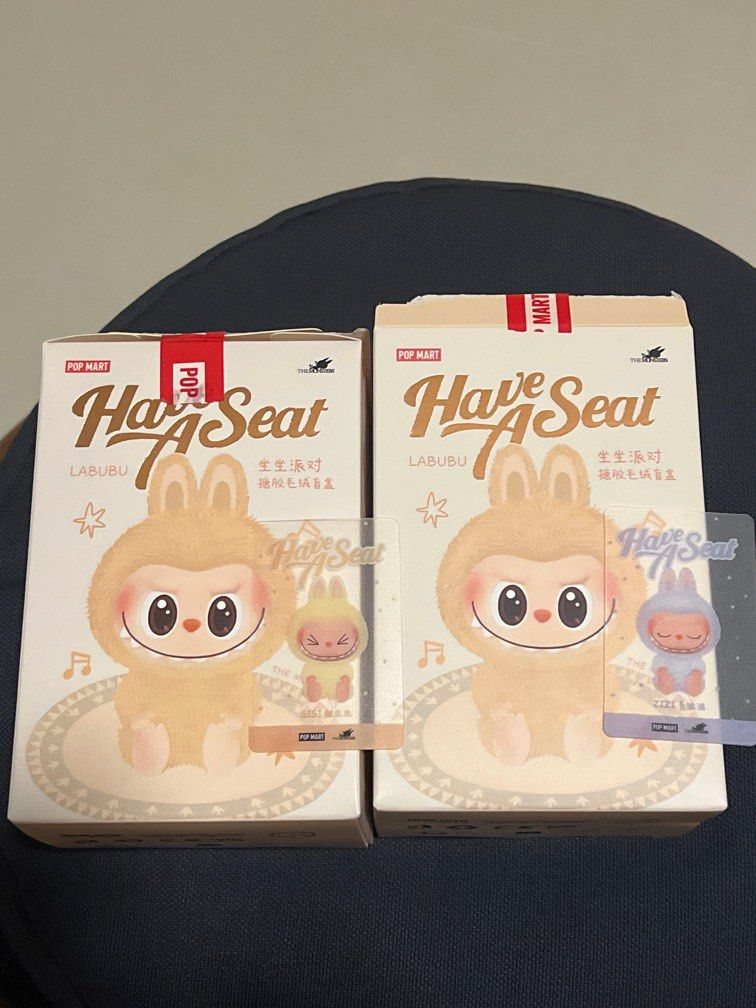 BNIF Labubu V2 Have a Seat (SiSi / ZIZI), Hobbies & Toys, Memorabilia ...