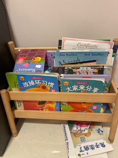 Lakeshore No Climb Toddler Wooden Bookstand Book Shelf, Furniture ...