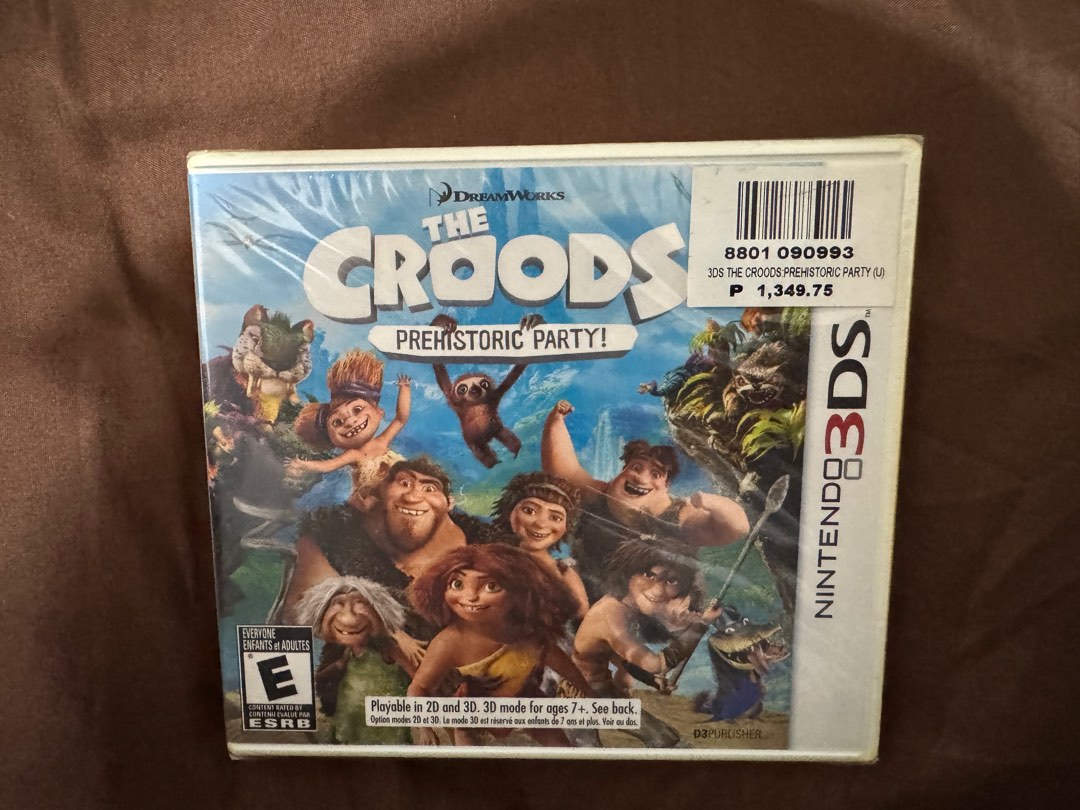 Brand New Nintendo 3DS The Croods Prehistoric Party Game., Video Gaming ...