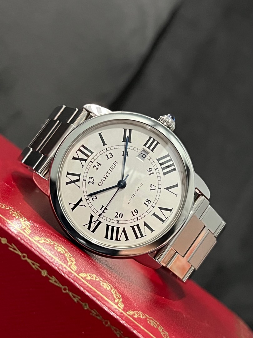 CARTIER SOLO RONDE 42mm XL, Luxury, Watches on Carousell
