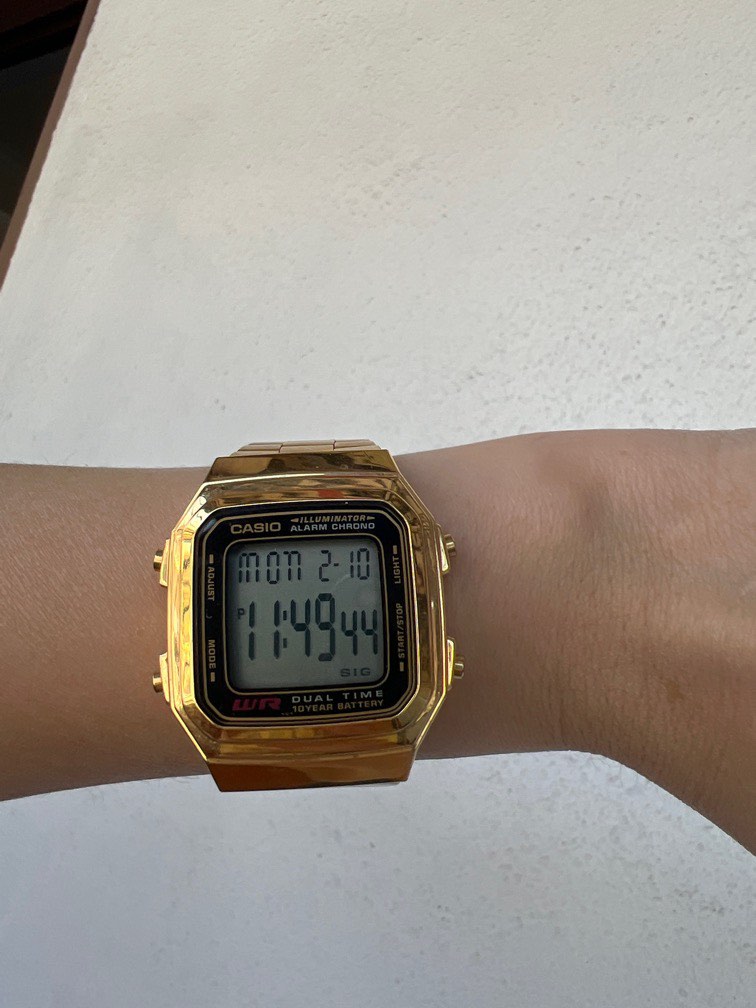 Casio classic gold watch, Men's Fashion, Watches & Accessories, Watches ...