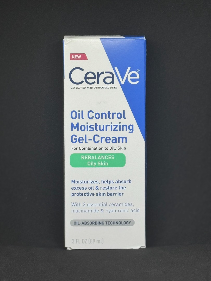 CeraVe Oil Control Moisturizing Gel-Cream | Face Moisturizer for Oily ...