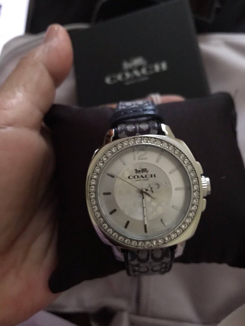 Coach Signature Watch Jam Tangan Baru authentic, Fesyen Wanita, Jam ...