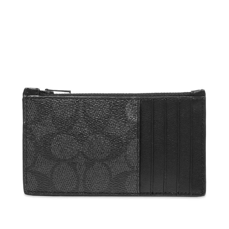 Coach Signature Zip Card Wallet Cardholder, Men's Fashion, Watches ...