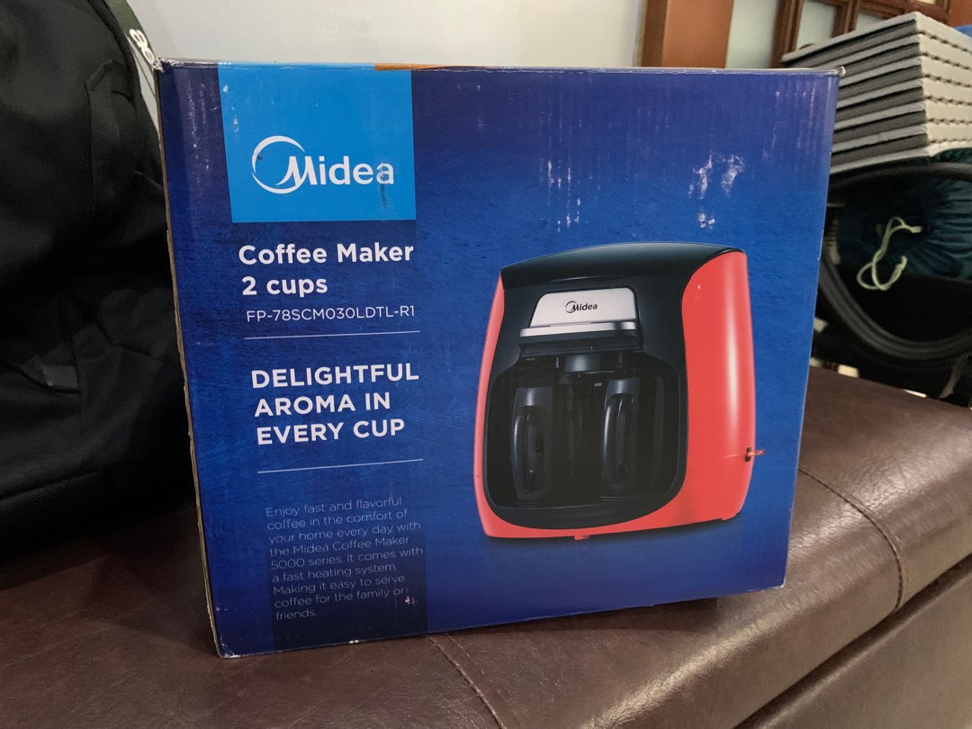 Coffee maker midea 2 cups, TV & Home Appliances, Kitchen Appliances ...