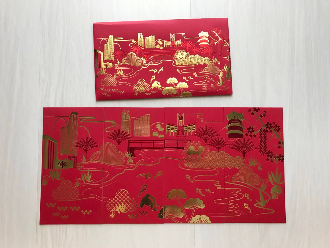 Cover+4pcs Desa Parkcity 2021 velvet red packet / Ang pow pao, Hobbies ...