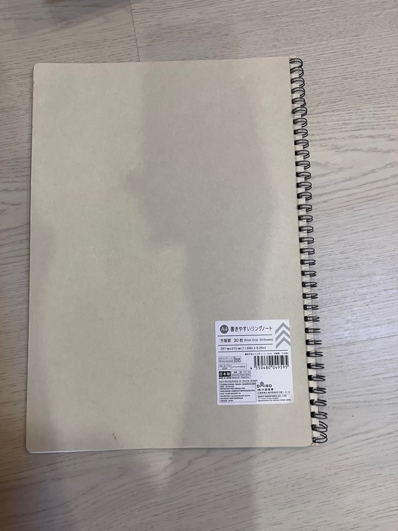 Daiso Ring Notebook, Hobbies & Toys, Stationery & Craft, Stationery ...