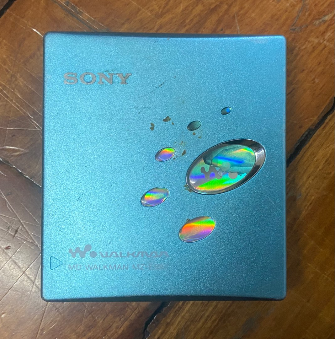 DEFECTIVE Sony MD Walkman MZ-E520 Blue Minidisc Player MDLP NOT WORKING ...