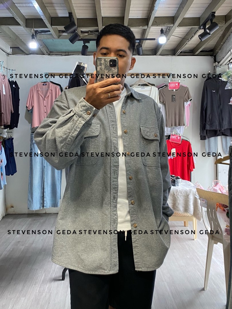 FIELD & STREAM FLANNEL LONG SLEEVES, Men's Fashion, Coats, Jackets and ...