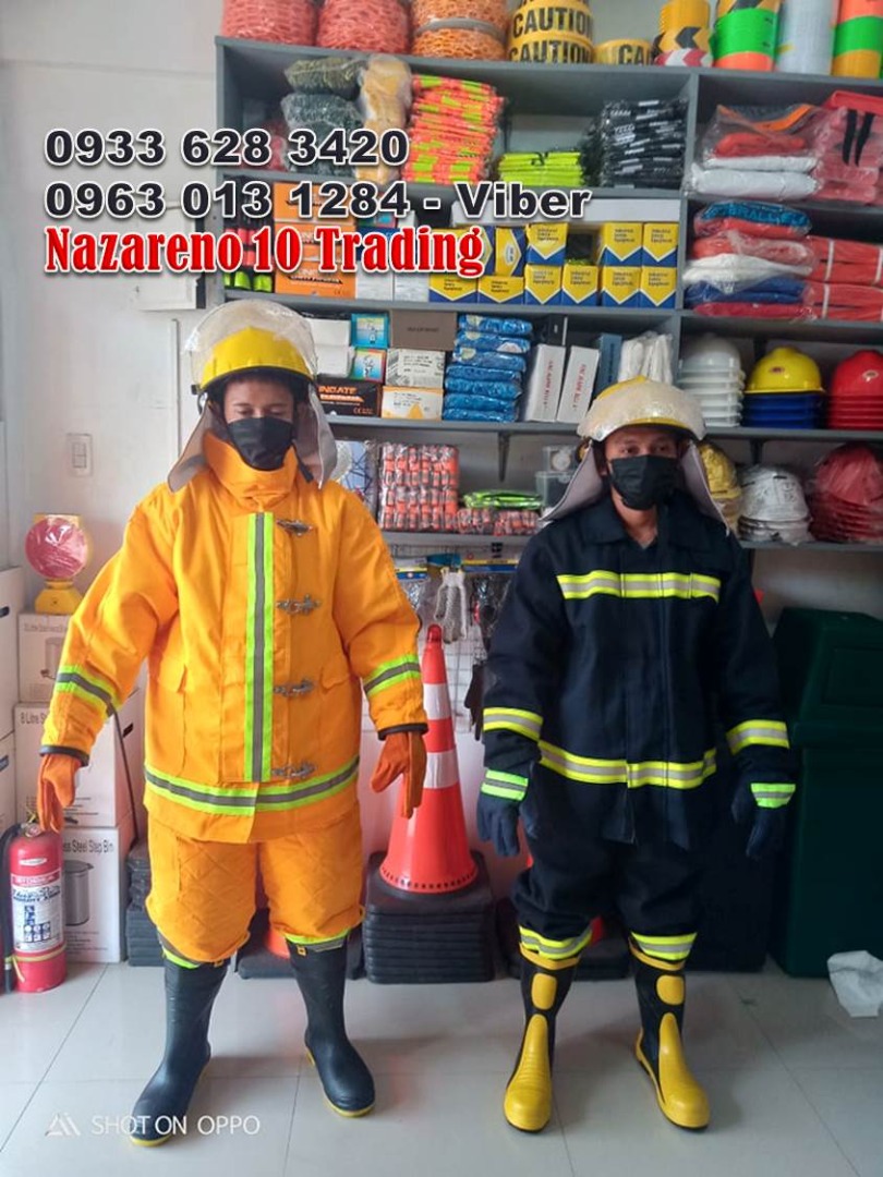 fire man suit with reflector, Looking For on Carousell